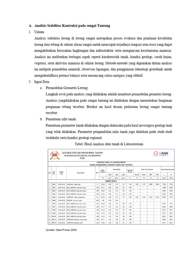 Analisa Stabilitas rev3 | PDF
