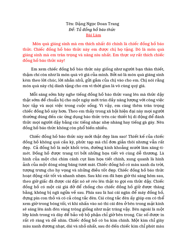 1trang - TA DONG HO BAO THUC | PDF