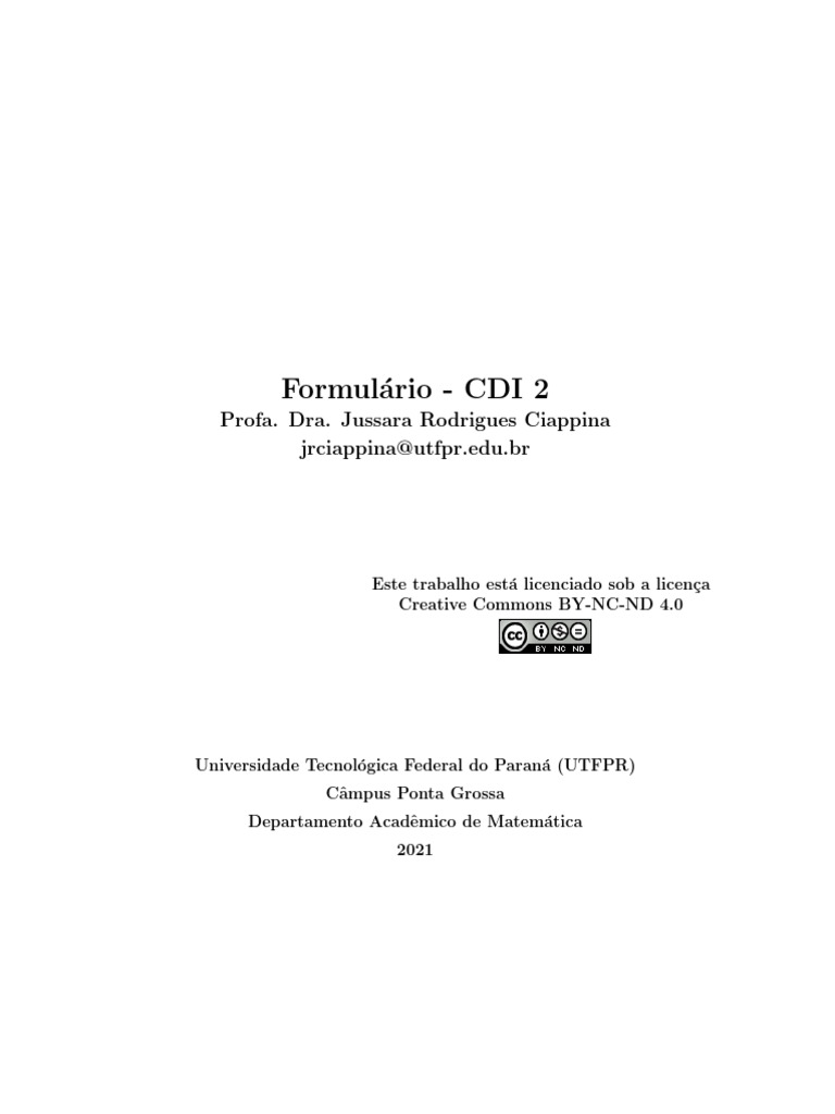 Formulario CDI-2 | PDF