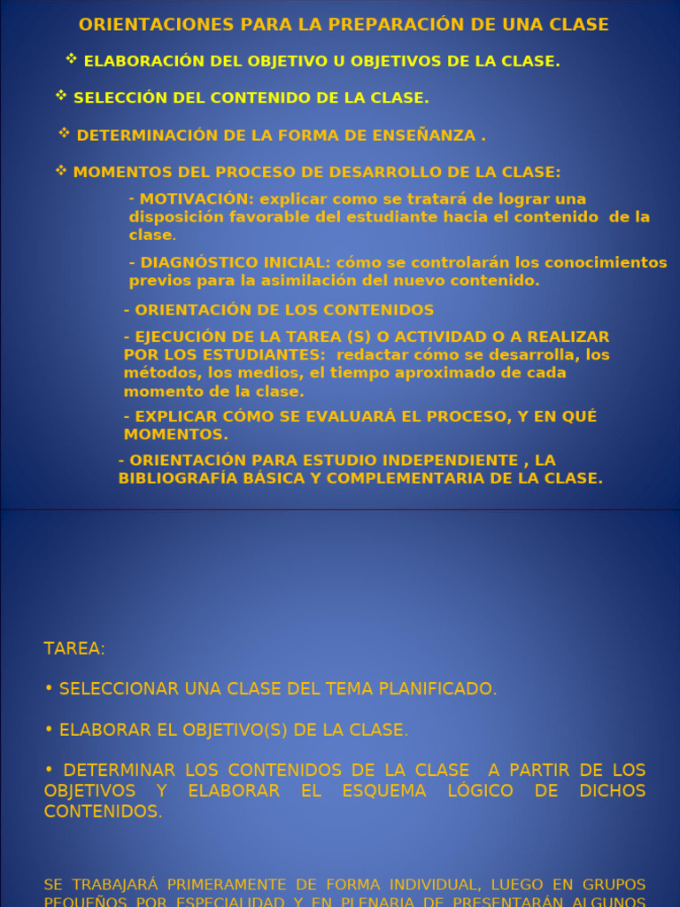 Guía Completa para Preparar Clases Efectivas | PDF