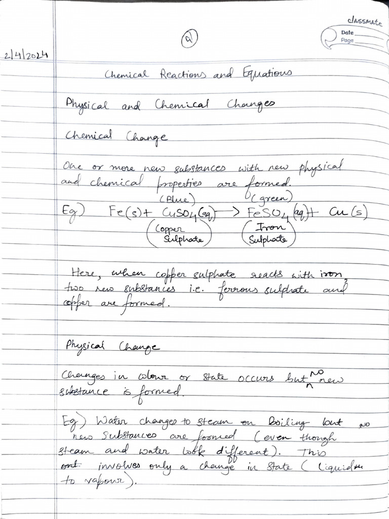 Complete Chemistry Notes | PDF
