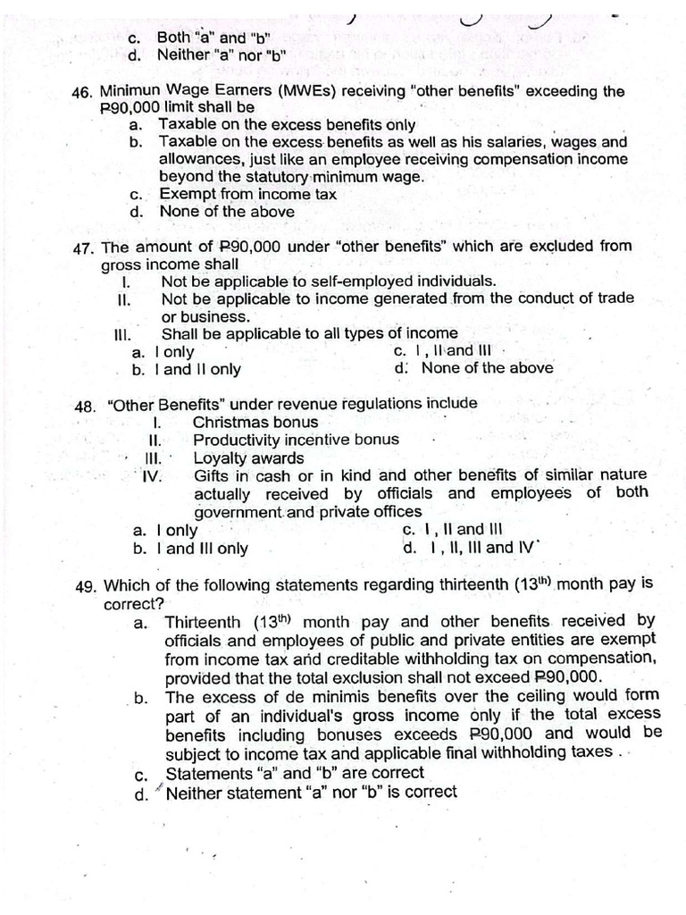 Income Taxation Chapter 3 by Tabag | PDF