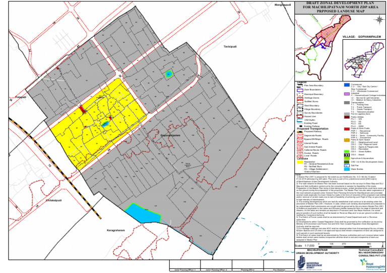Zonal Development Plan - Zone2 - Gopivanipalem | PDF