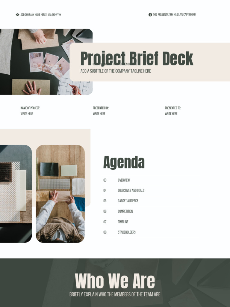 Data-Driven Project Brief Template | PDF