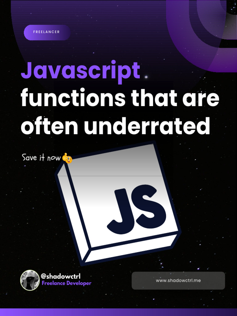 JavaScript_Functions_that_are_often_Underrated_1735228644 | PDF | Java Script | Software Development