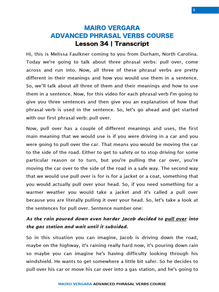 PDF Transcript - Lesson 34 | PDF