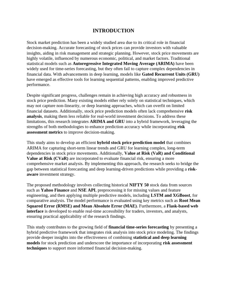 INTRODUCTION (1) | PDF | Deep Learning | Forecasting