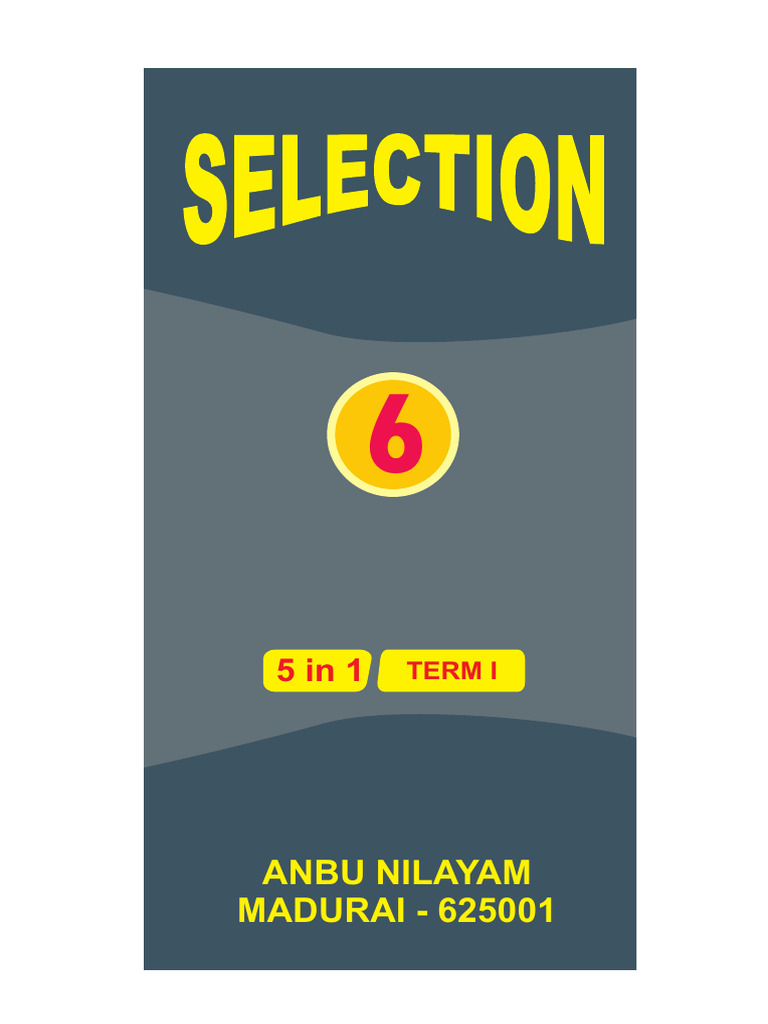 6th Standard Term 1 5 in 1 Full Study Material English Medium PDF ...