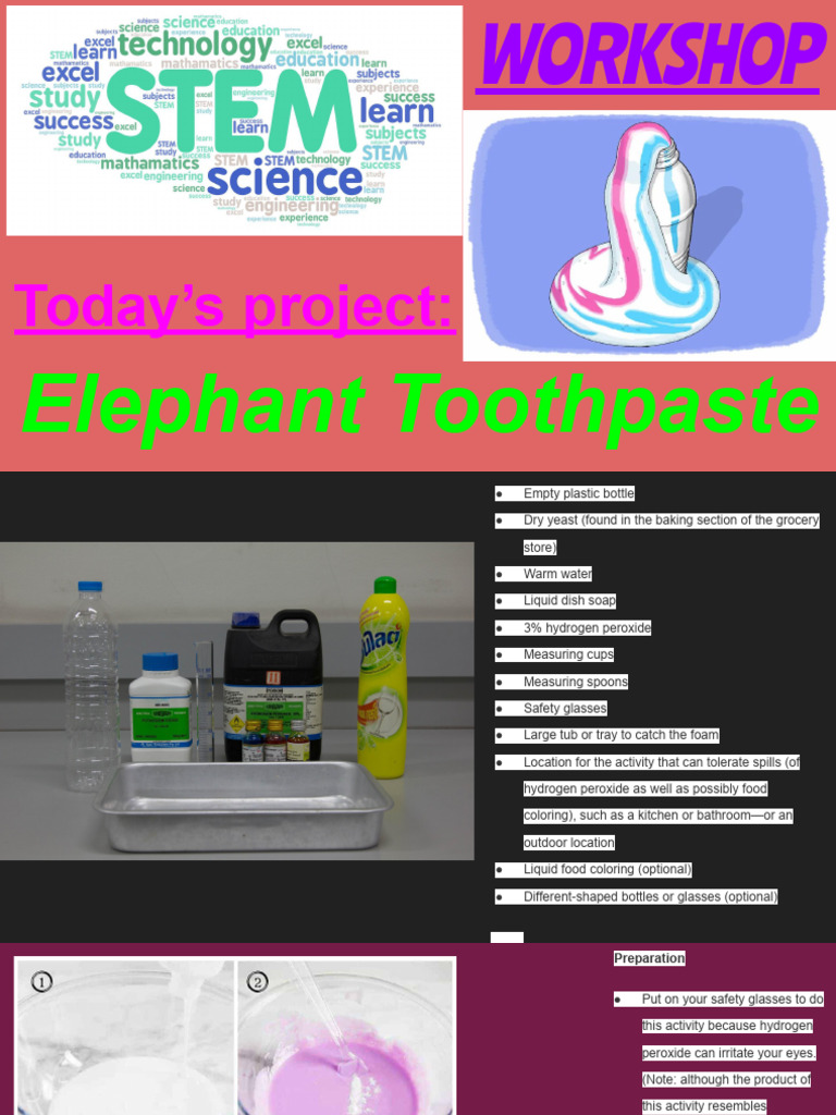 Elephant Toothpaste STEM | PDF