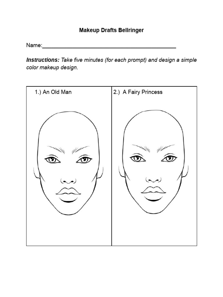 Creative Makeup Design Prompts | PDF