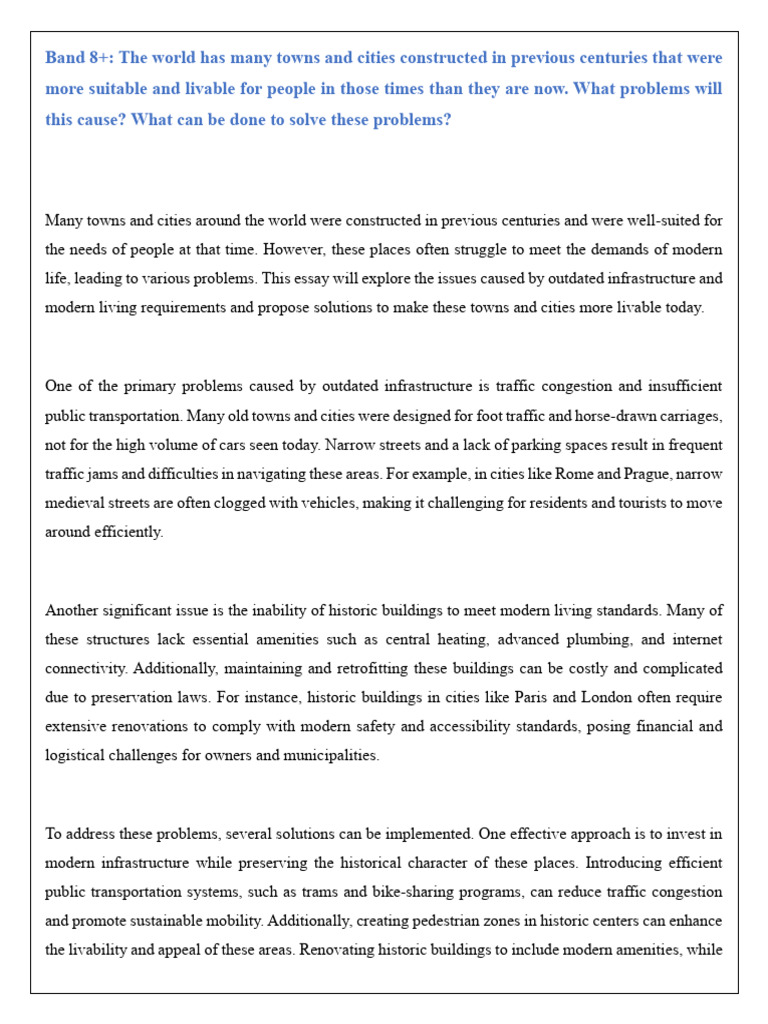 problem-solution 2 | PDF | Traffic Congestion | Public Transport