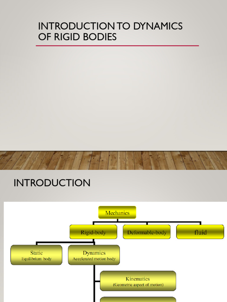 Introduction To Dynamics | PDF
