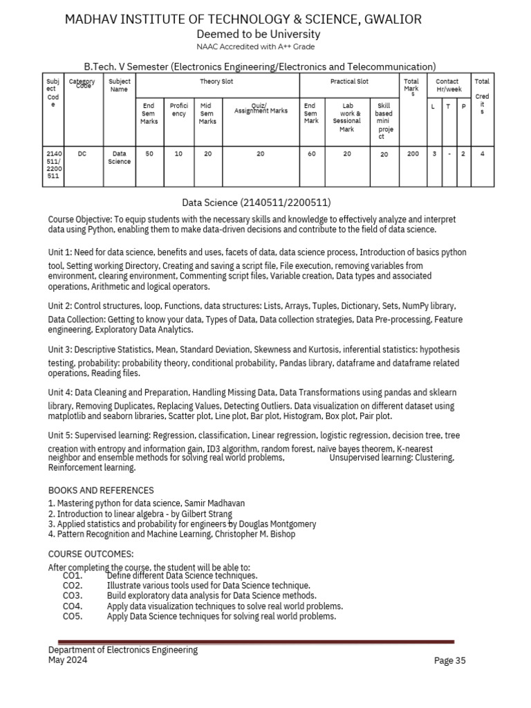 Syllabus V Sem 2022 Admitted PDF | PDF | Cellular Network | Cmos