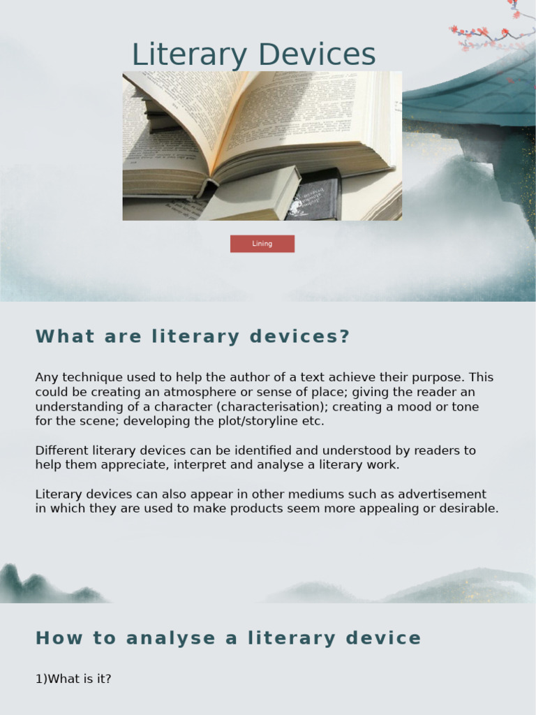 Literary Devices for Students | PDF | Mind | Senses