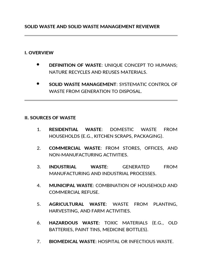 Solid Waste Management in the Philippines | PDF | Waste Management | Waste