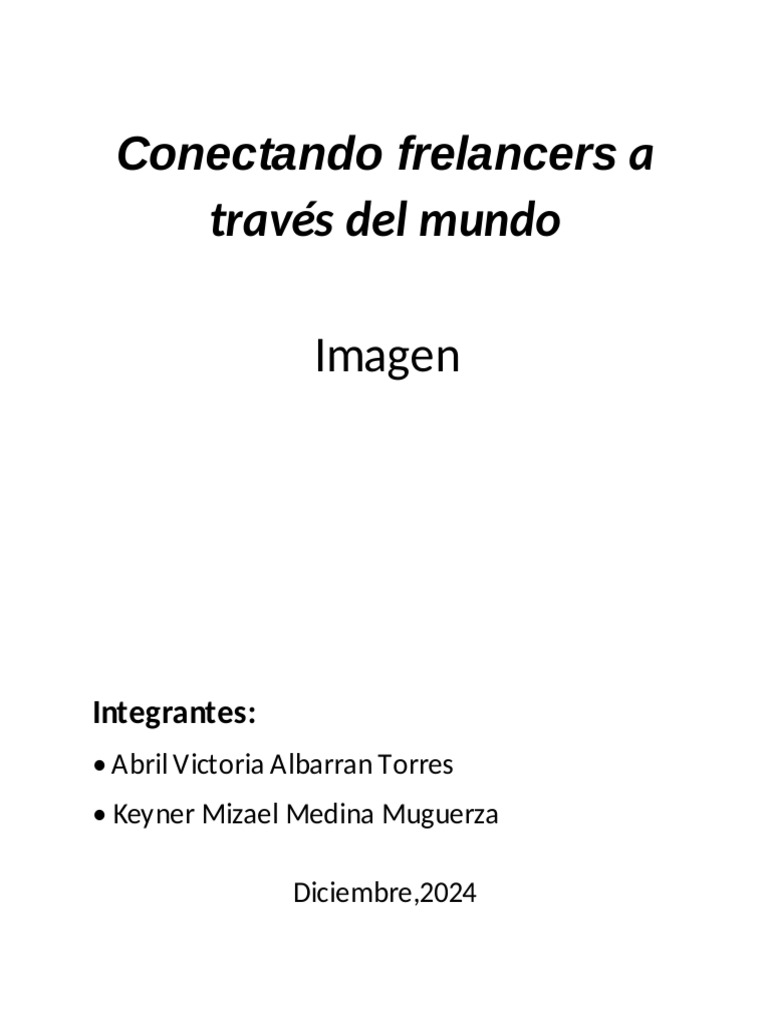 Micro Proyecto Freelancers - PDF 2 | PDF | Mercado (economía ...