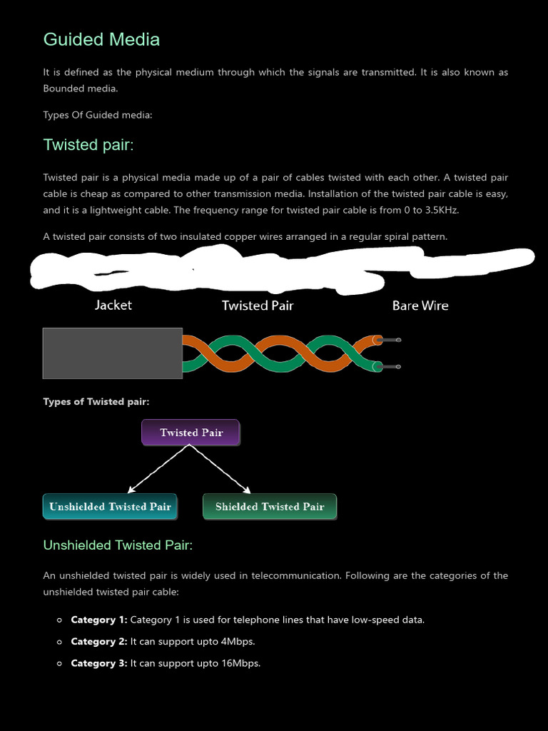 Guided Transmission Media-Invert | PDF | Transmission Medium | Optical ...