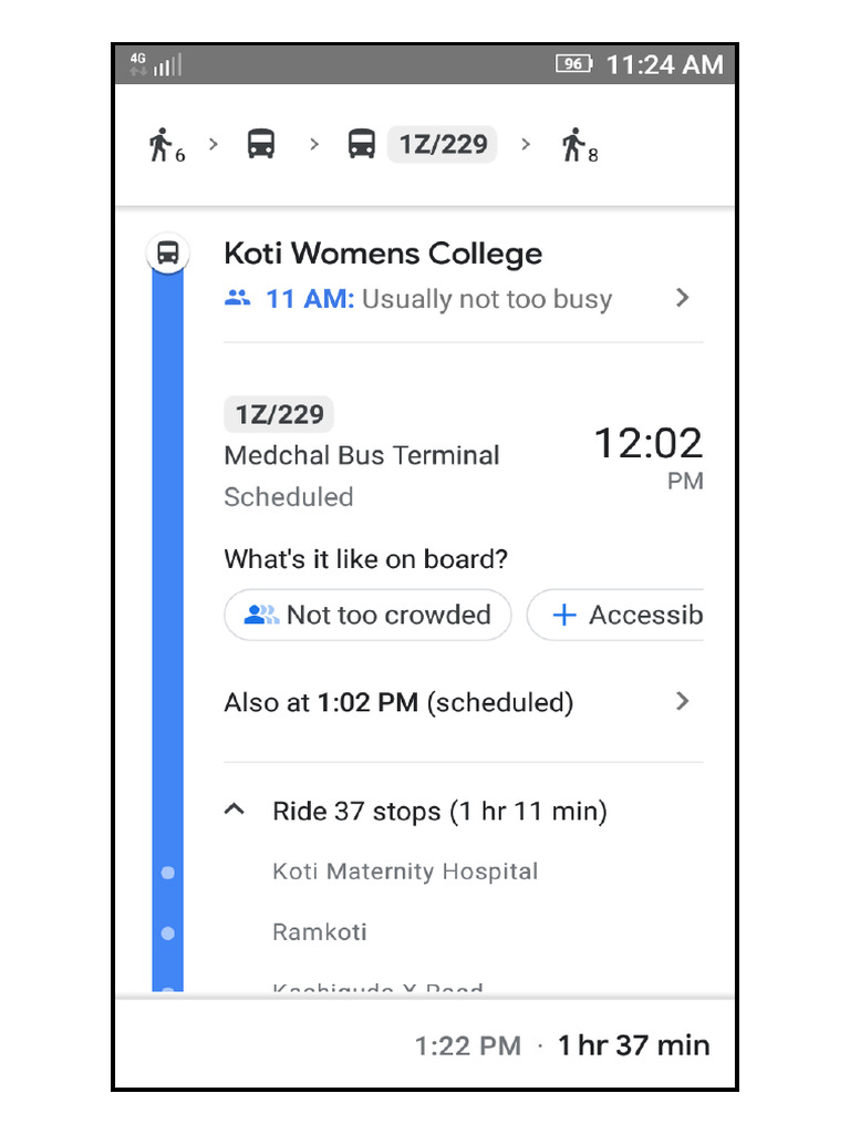 Route To Kompally | PDF