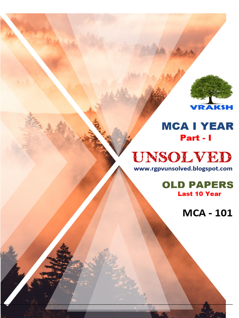 Mca101 Final | PDF