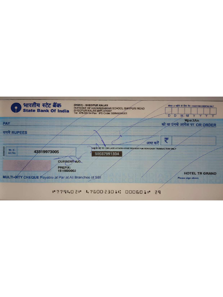 Cancelled Check | PDF