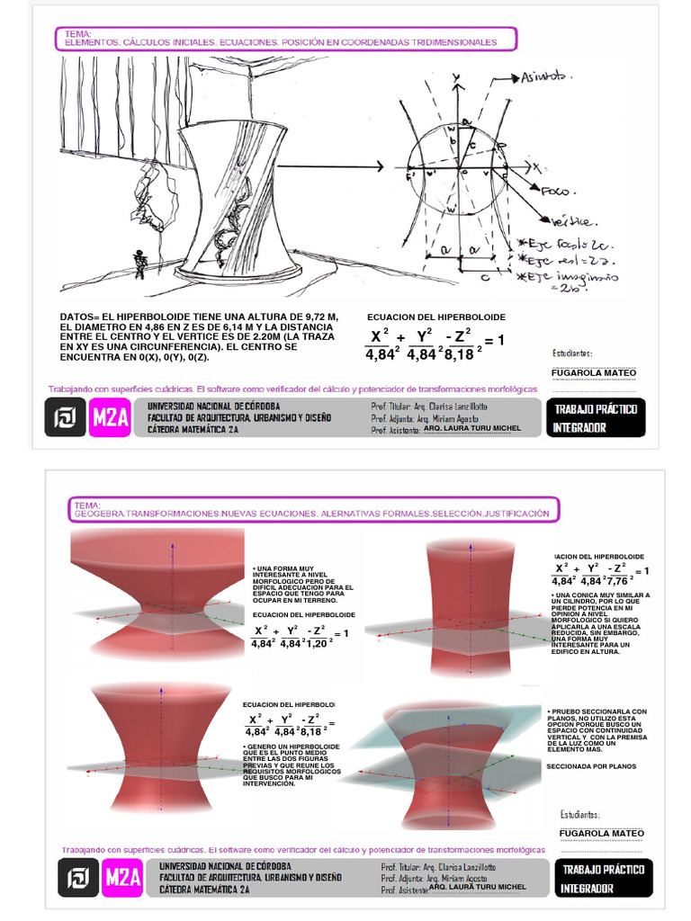 Tp Integrador, Mateo Fugarola | PDF | Geometría