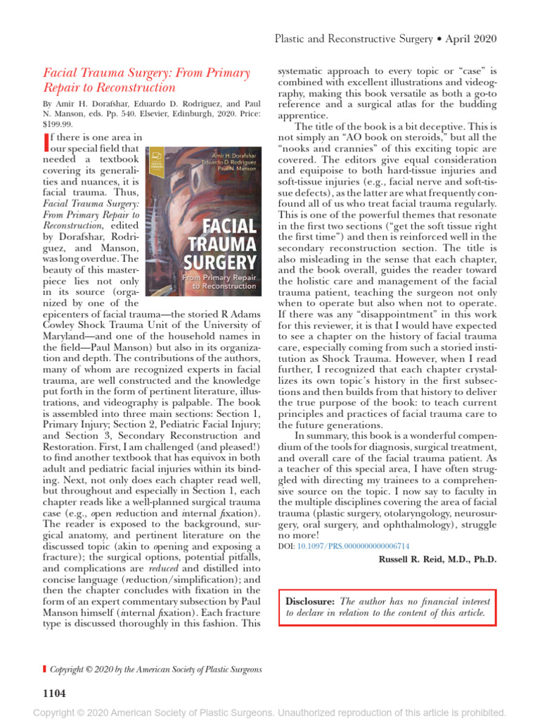 Comprehensive Guide to Facial Trauma Surgery | PDF | Medicine ...