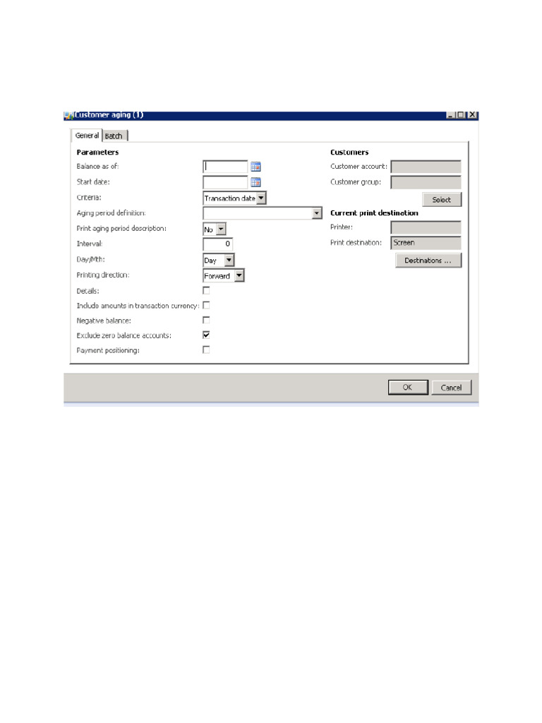 AX Batch Job | PDF