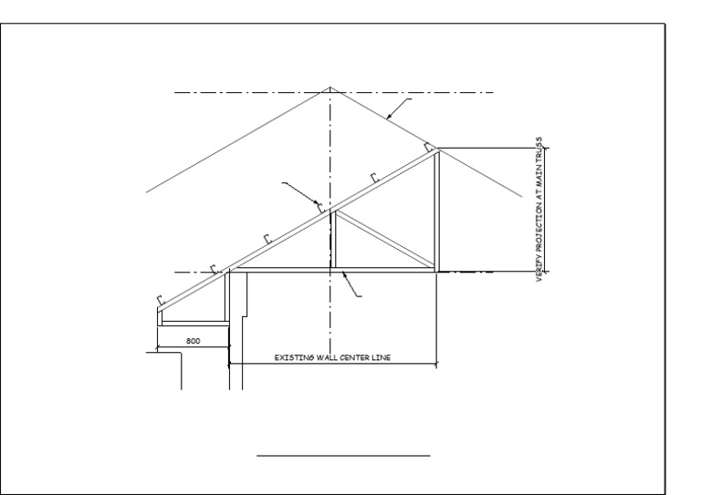 Secondary Half Truss Detail | PDF