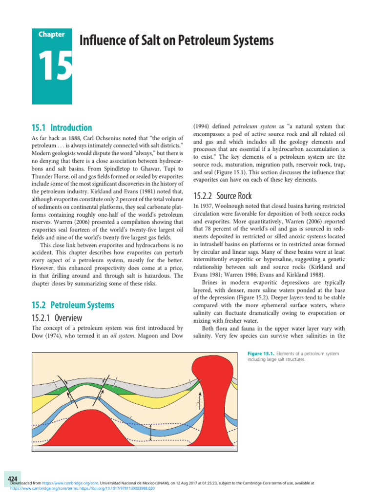 Hydrocarbon Trapping by Salt Diapirs | PDF | Petroleum Reservoir ...