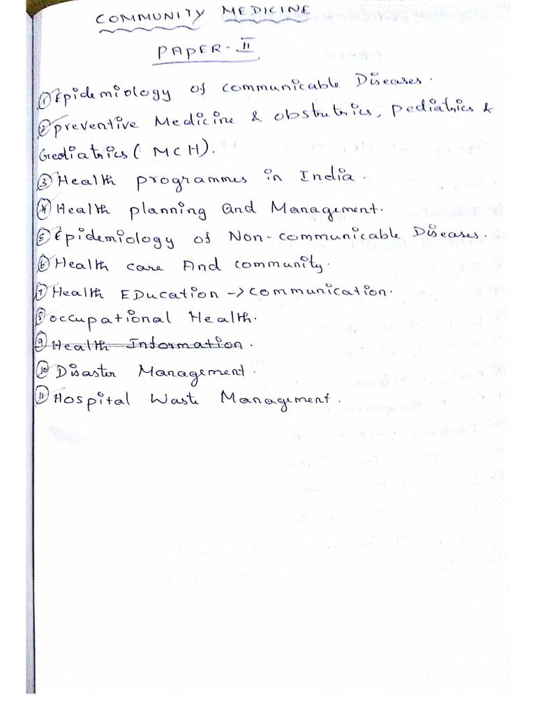 Community Medicine Pdf