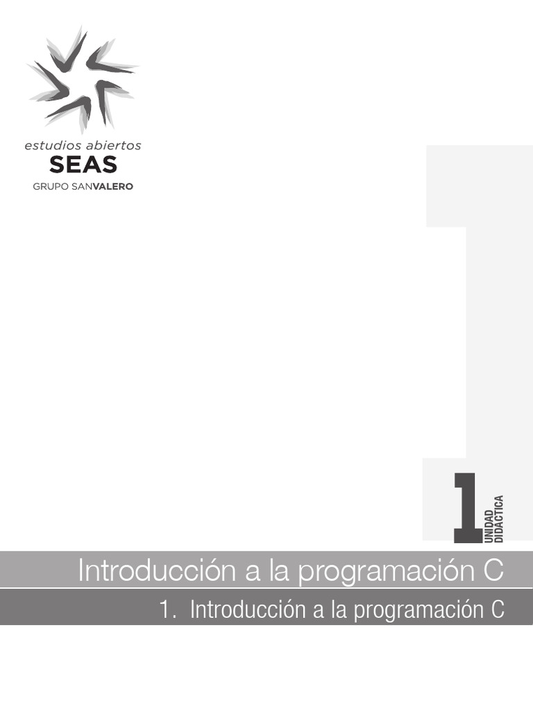 Introducción A La Programación C | PDF | Lenguaje de programación | Programación