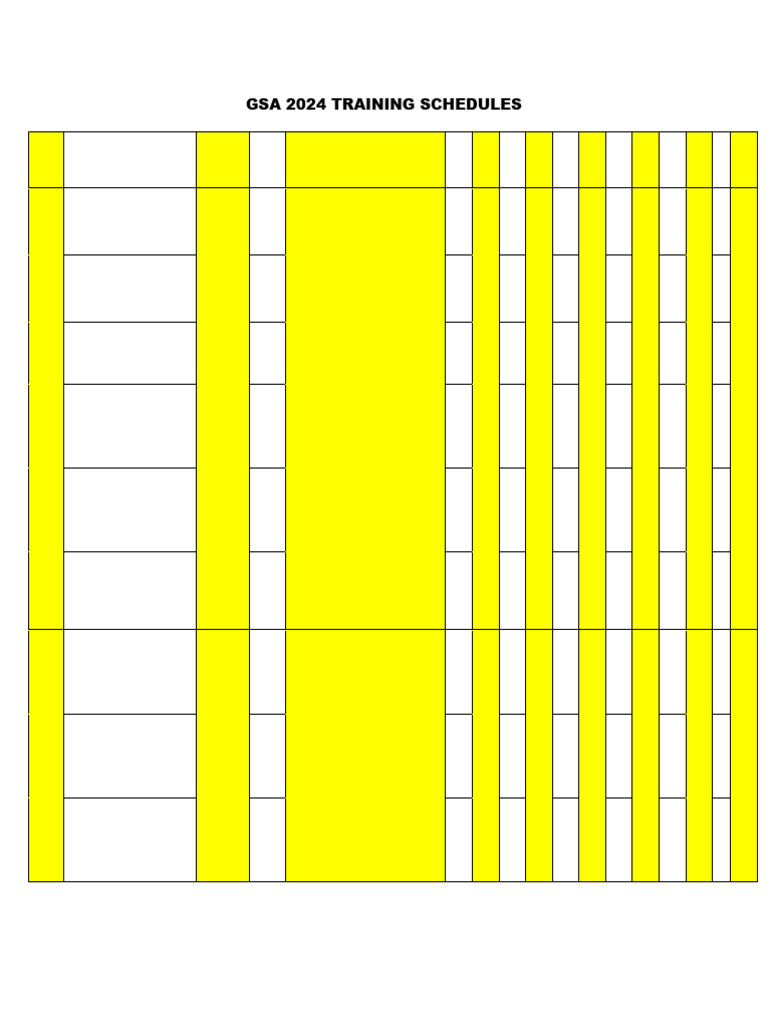 2024 Gsa Training Calendar | PDF | Hazard Analysis And Critical Control ...
