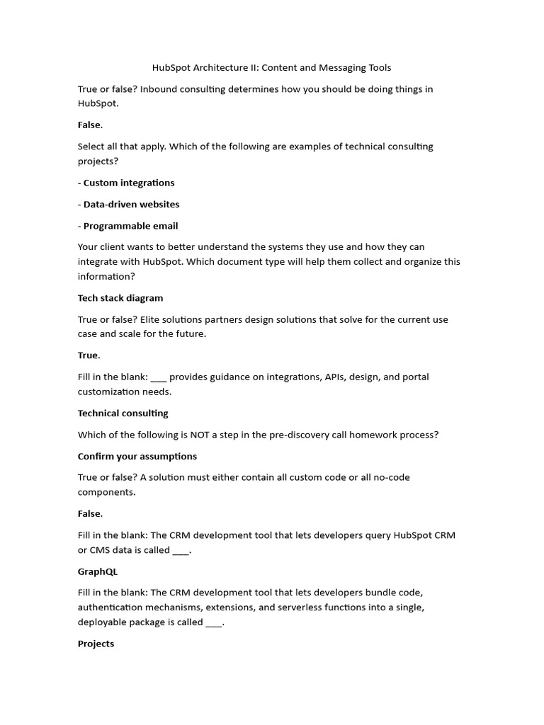 HubSpot Architecture II | PDF | Computing | Information Technology