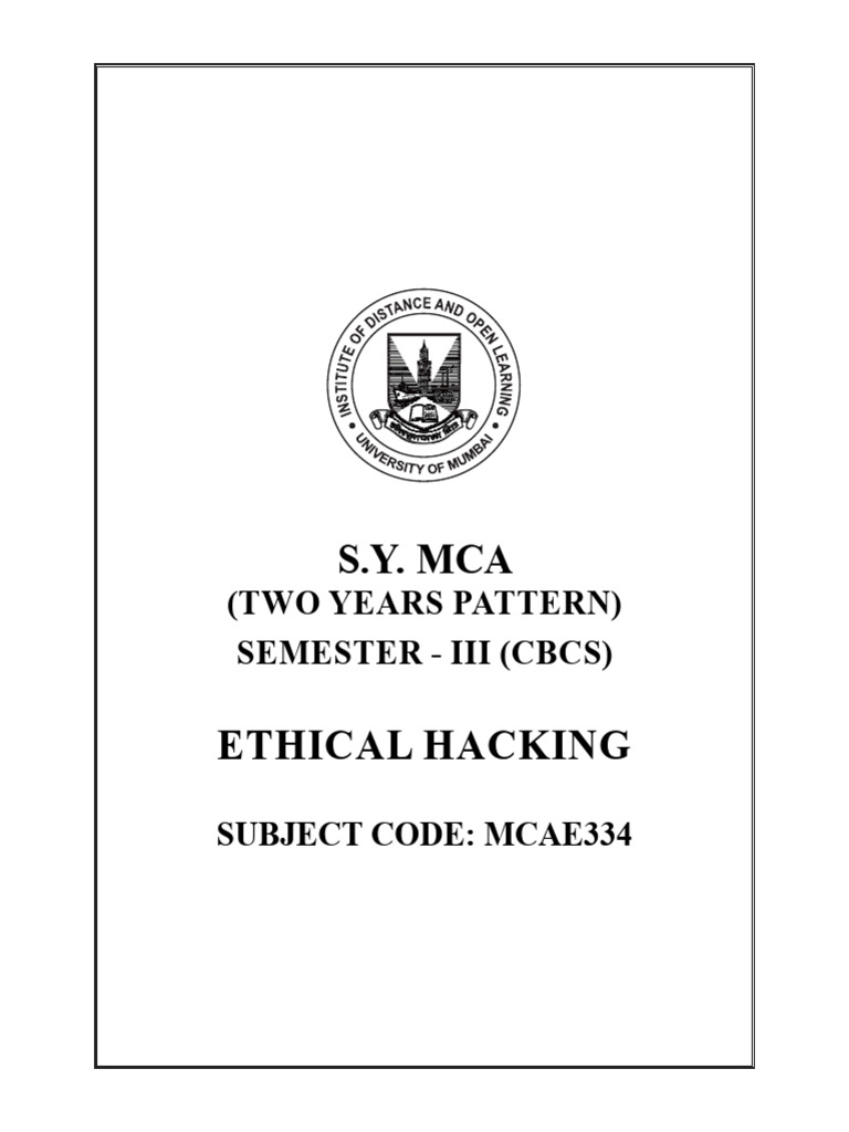 E1 Ethical Hacking | PDF | Security Hacker | White Hat (Computer Security)