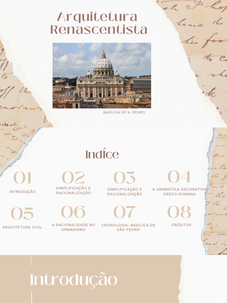 Arquitetura Renascentista e Seus Elementos | PDF | Renascimento | Projeto arquitetônico