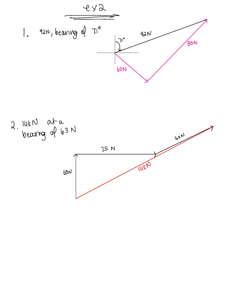 GR 11 Vectors Answers | PDF