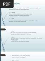 My Five Senses Labels | PDF