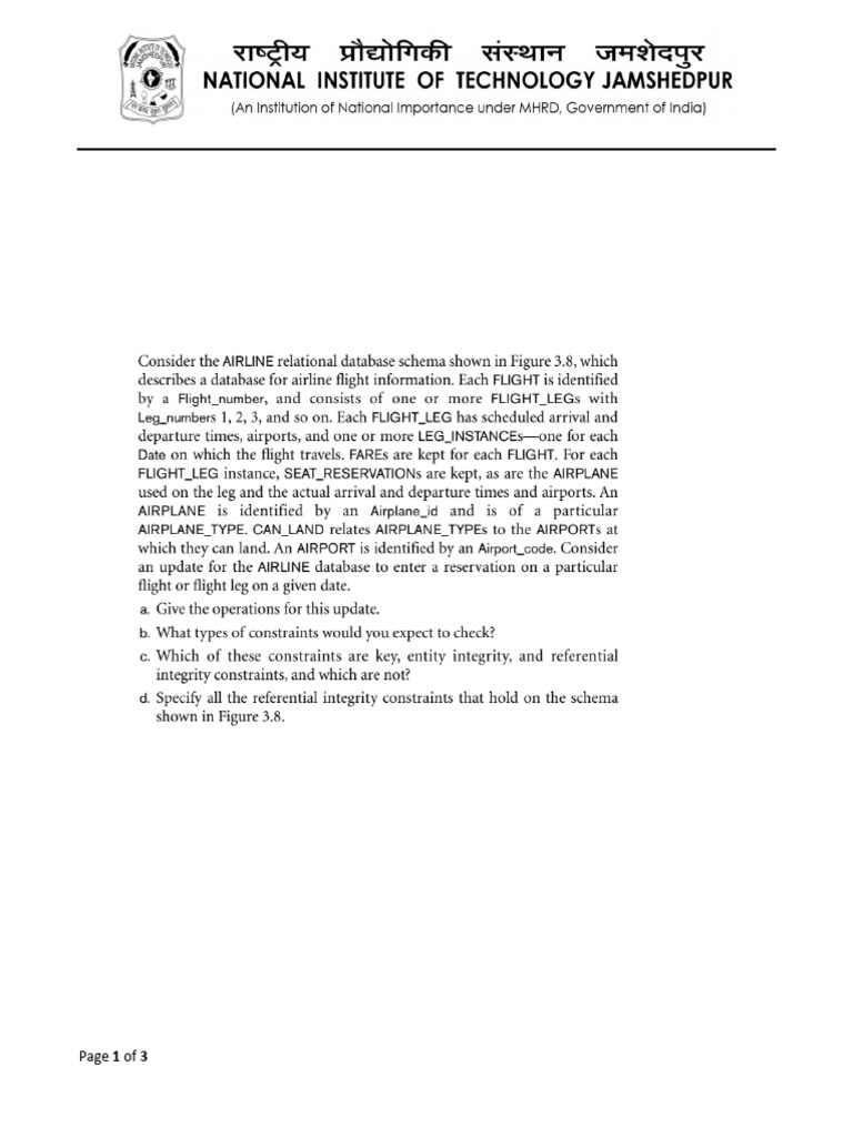 Assignment 1 Relational Model | PDF Assignment 1 Relational Model | PDF