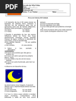 Lista de Exercicios A Lua Com Gabarito | PDF | Lua | Terra