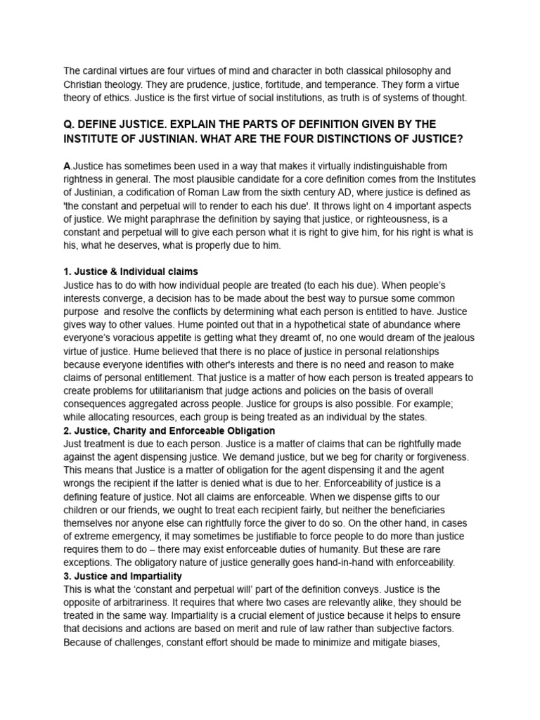 UNIT 1, philo | PDF | Justice | Crime & Violence