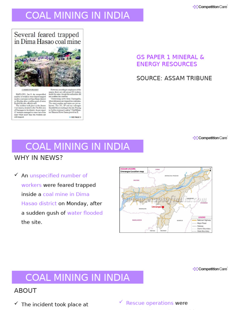 Nms - 07 August, 2024 (Coal Mining) | PDF | Mining | Coal