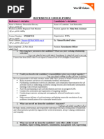 DACAR Job Application Form Template | PDF