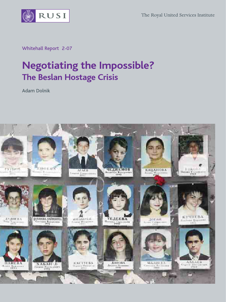200703_whr_negotiating_the_impossible | PDF | Chechnya