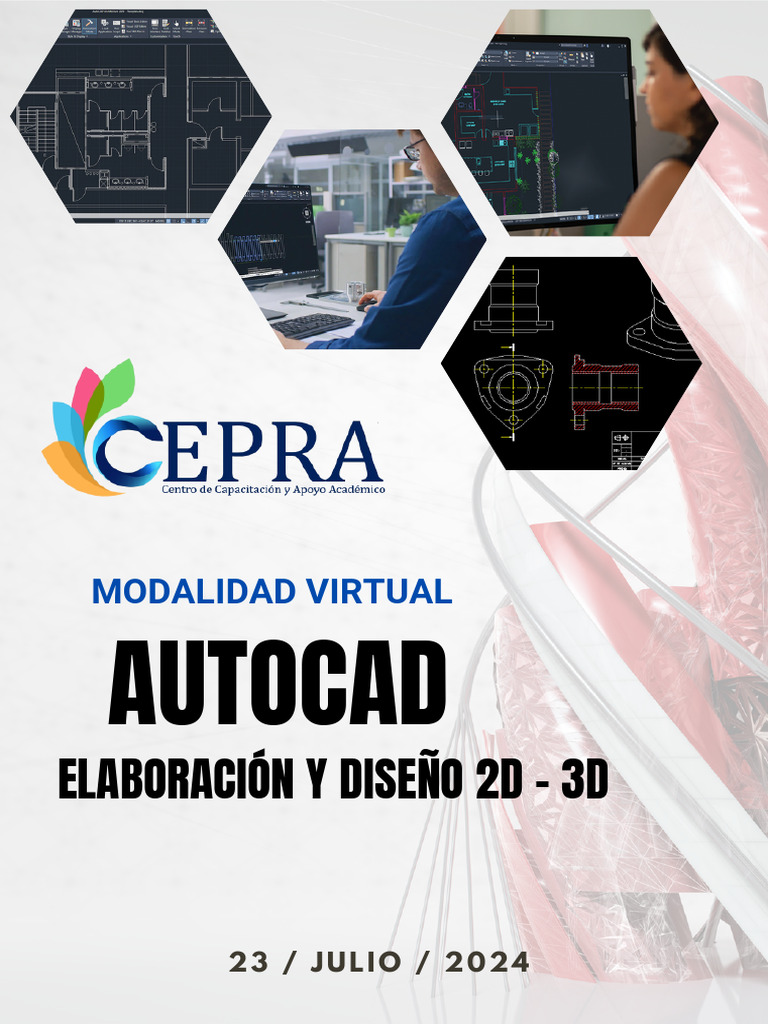 Curso de AutoCAD: Diseño 2D y 3D | PDF | Cad automático | Diseño