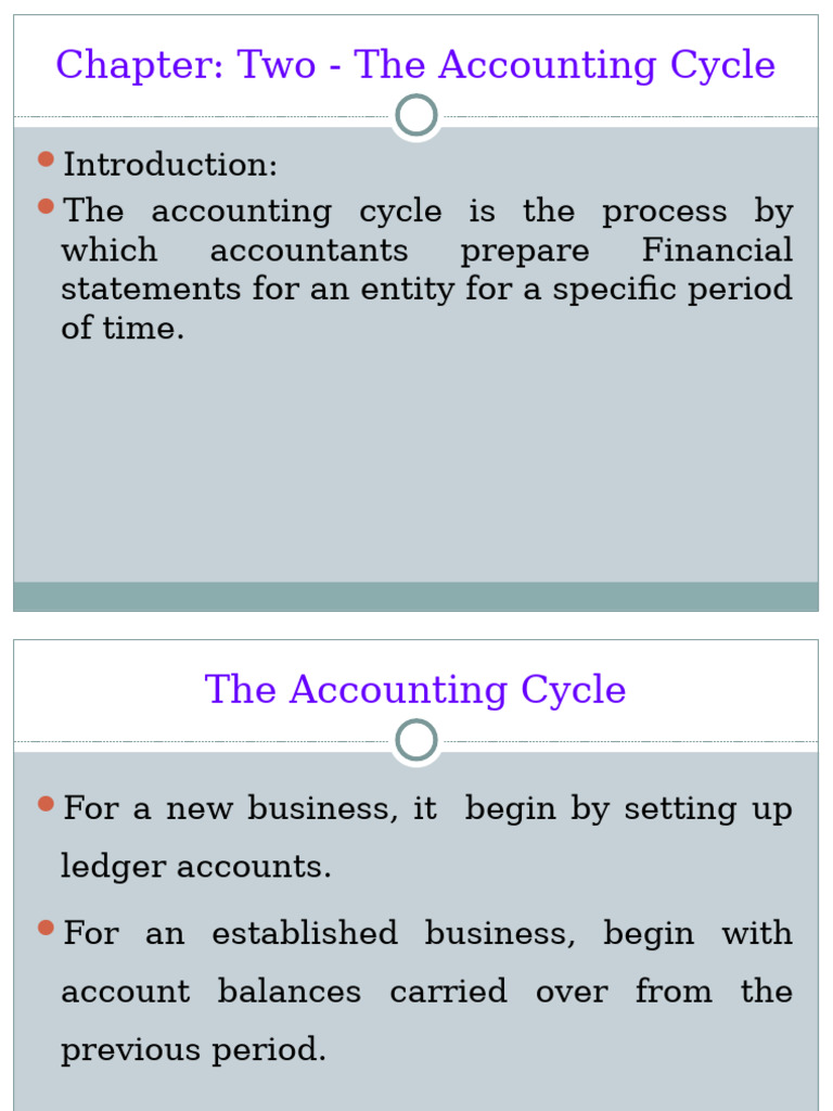 2. Chapter Two | PDF | Debits And Credits | Corporations