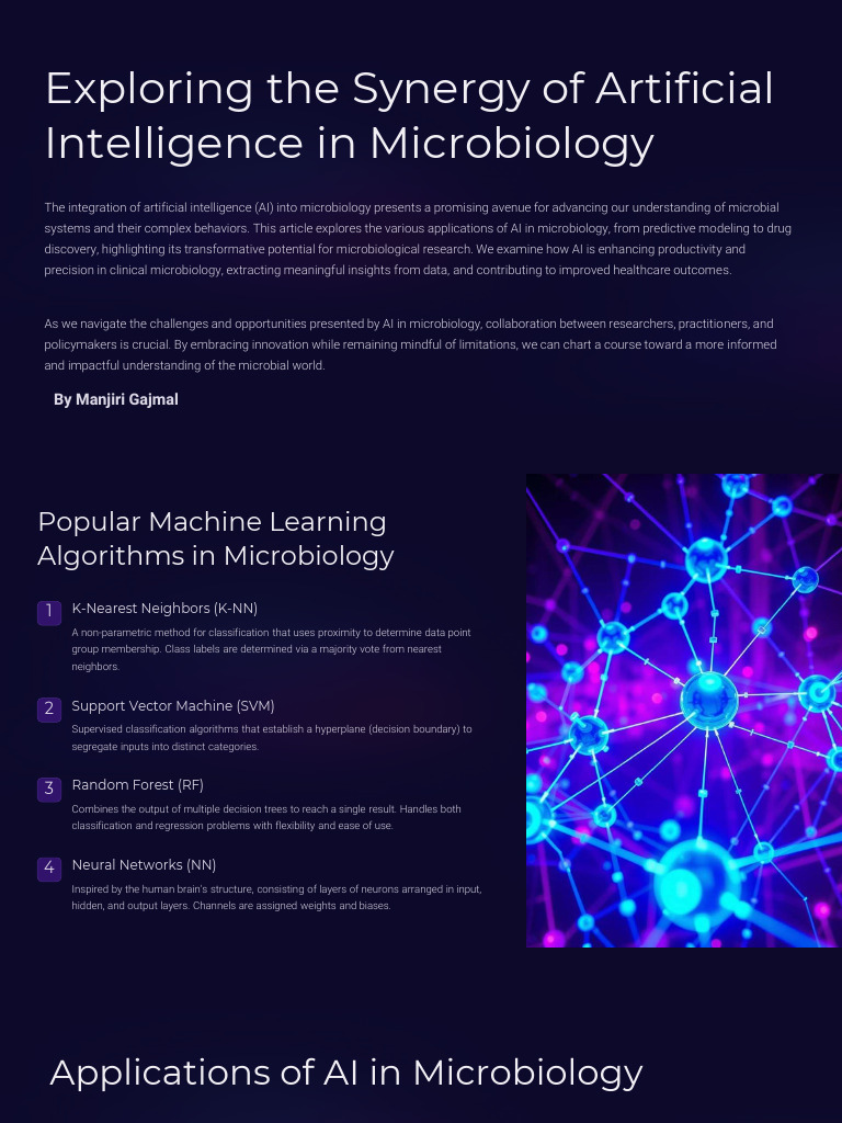 AI Applications in Microbiology Research | PDF | Artificial Intelligence | Intelligence (AI ...