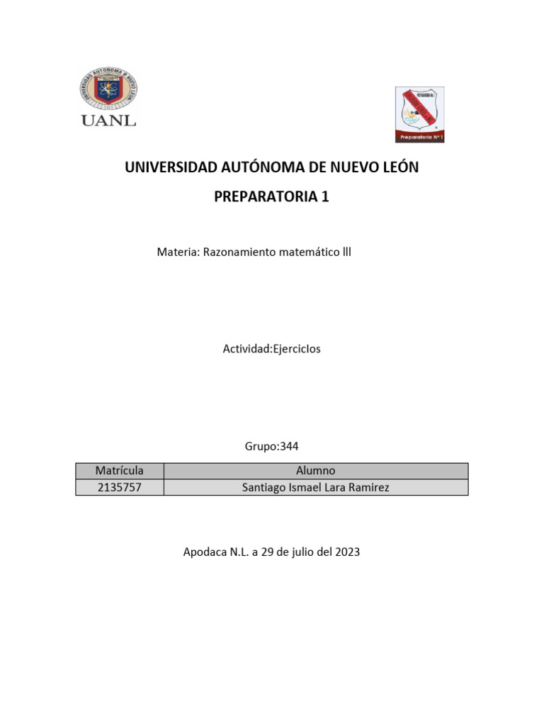 SILR Ejercicios RM3 | PDF