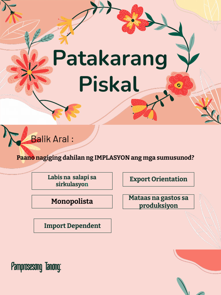 Patakarang Piskal 2 | PDF