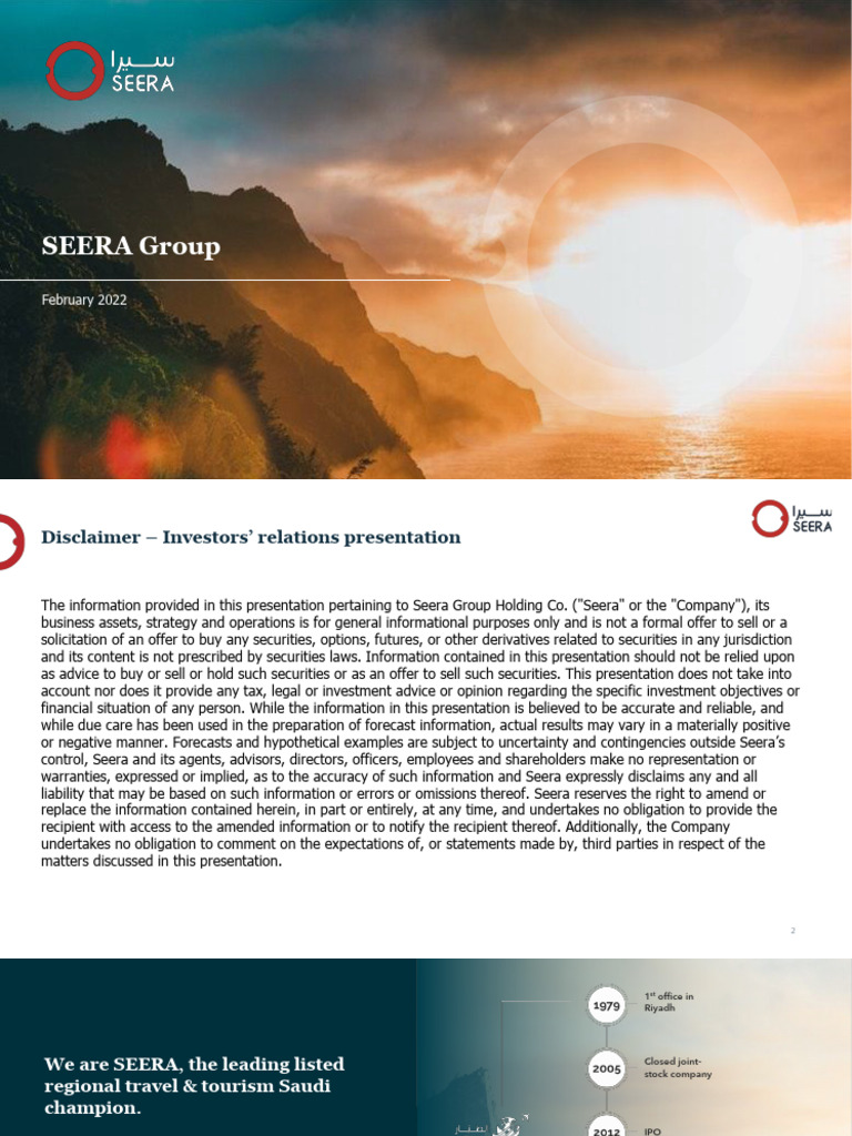 Seera Group | PDF | Credit Card | Supply Chain