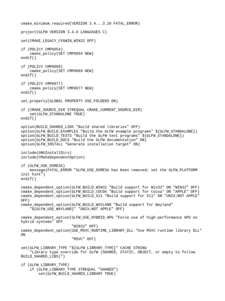 CMakeLists1 | PDF | Directory (Computing) | Library (Computing)